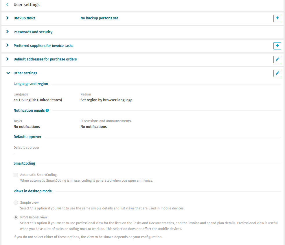 Purchase Tools for Power users - Document details enhancements